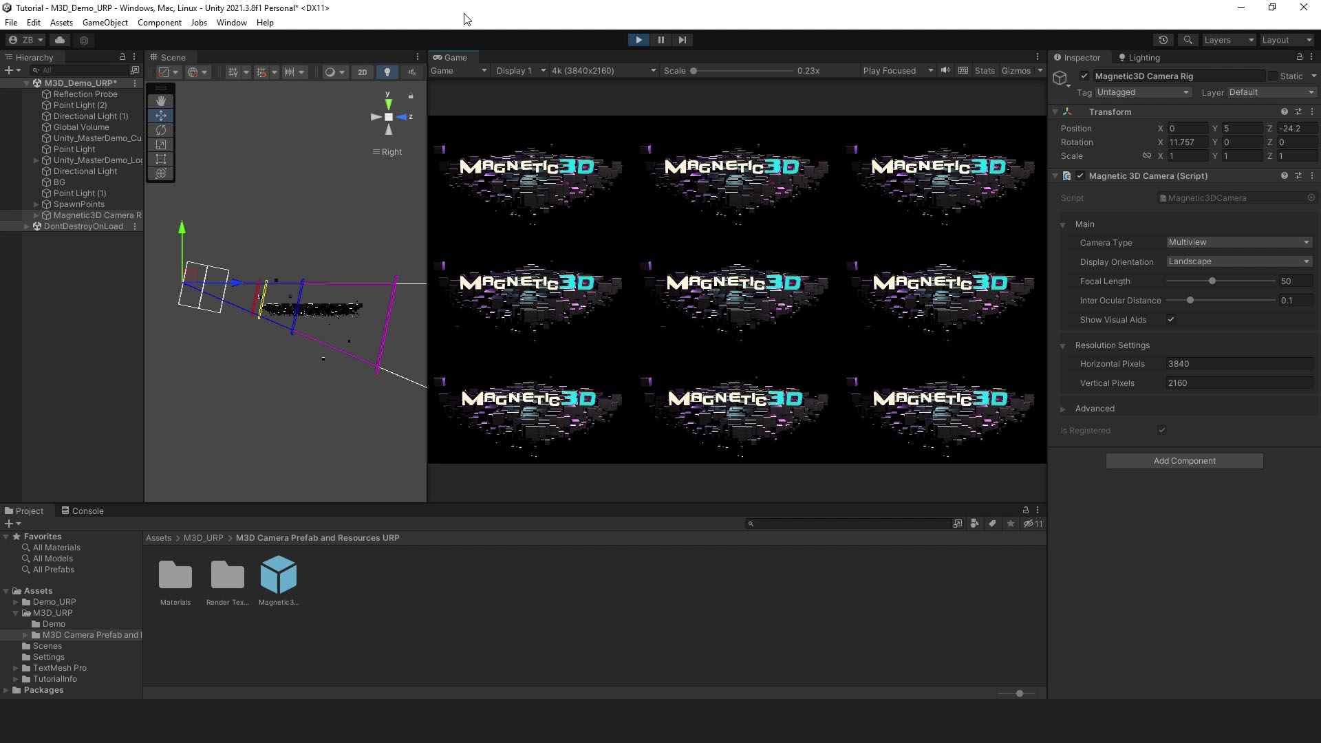 Multiview Camera Rig for Unity | Magnetic3D
